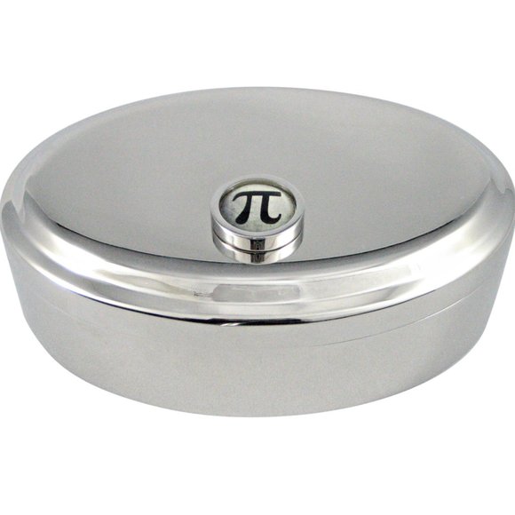 Kiola Designs | Other | Mathematical Pi Symbol Pendant Oval Jewelry Box ...
